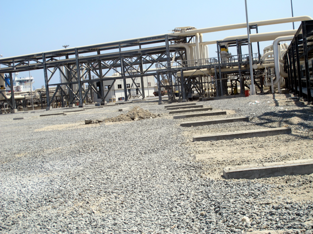 Pipe Sleepers for the Ecomar Connection to the Berths of Oil Terminal ...